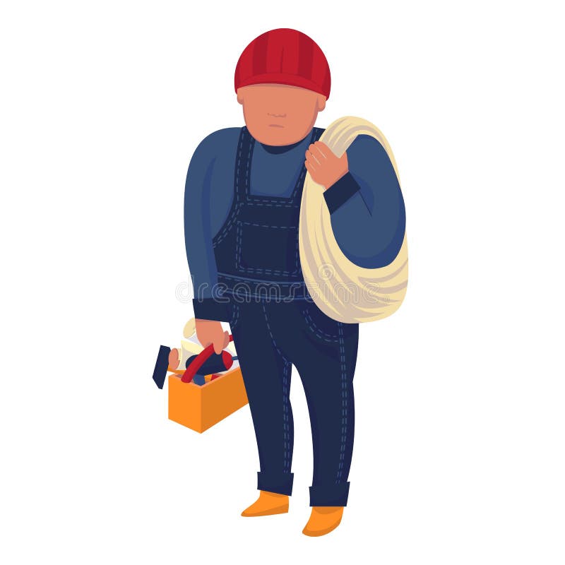 Supervisor Construction Icon, Cartoon Style Stock Vector - Illustration ...