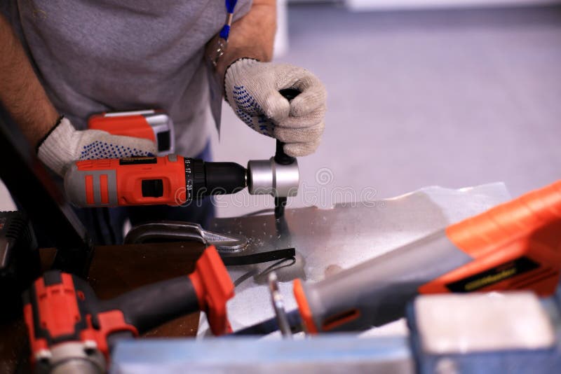 Construction worker stock photo. Image of business, energy - 46724770