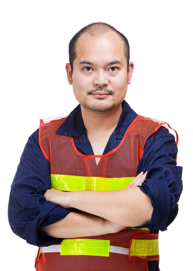 Construction worker stock photo. Image of studio, occupation - 37045288