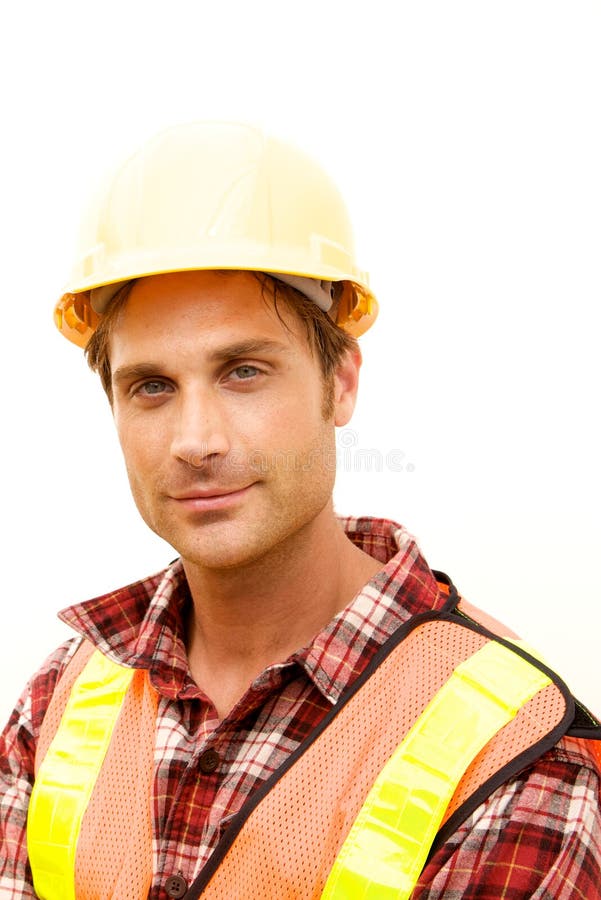 Construction Worker on the Job Stock Image - Image of industry, build ...