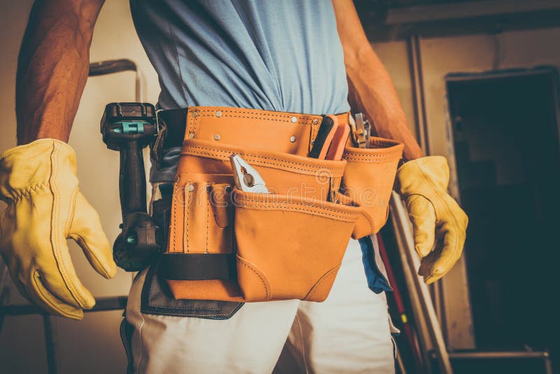 Construction Worker Job stock image. Image of tool, construction ...