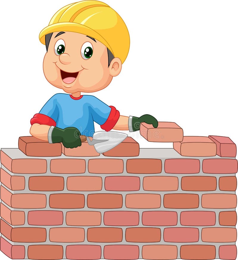 Laying Bricks Clipart 50,476,701 Brickwork Stock Illustrations