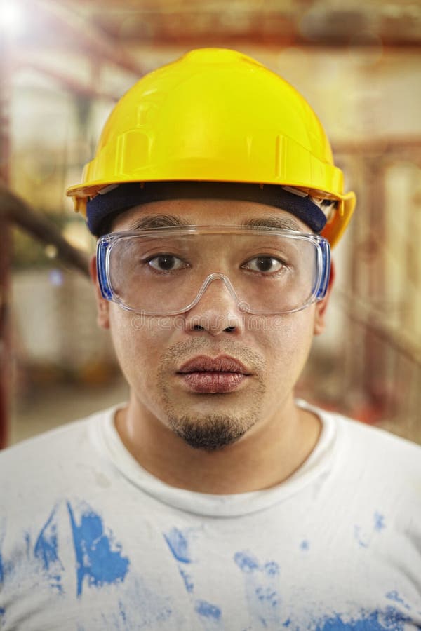 Construction Worker Looking at the Camera. Conceptual Image Stock Photo ...