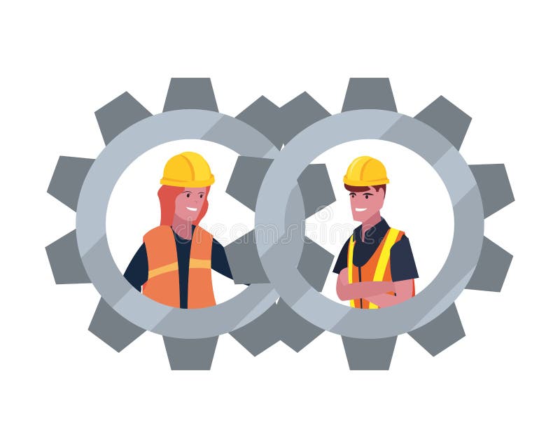 Construction worker gear stock illustration. Illustration of female ...