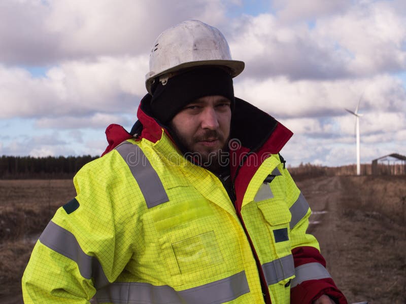 Construction Worker Male is Tired of Working. Construction Concept ...