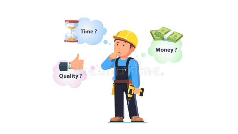 Time Quality Cost Triangle Stock Illustrations – 127 Time Quality Cost ...