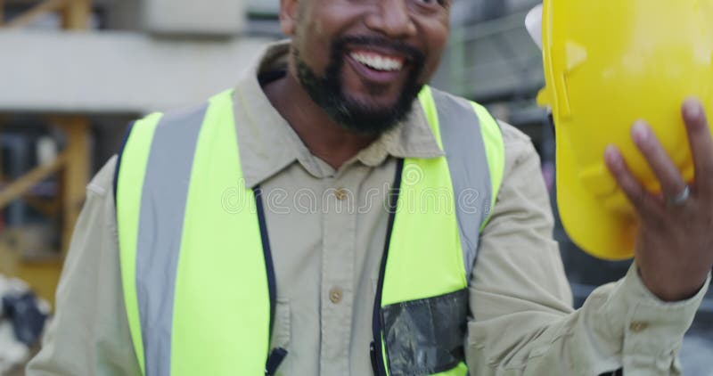 Construction Worker, Man with Handshake and Welcome for Industry ...