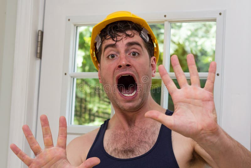 Construction Worker Man stock image. Image of person - 73922689