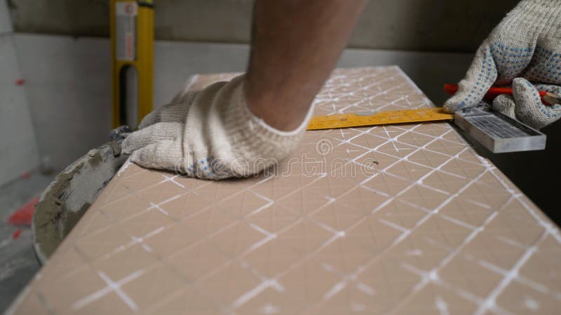 Contractor Measuring Floor Using Level Ruler Stock Photos - Free ...