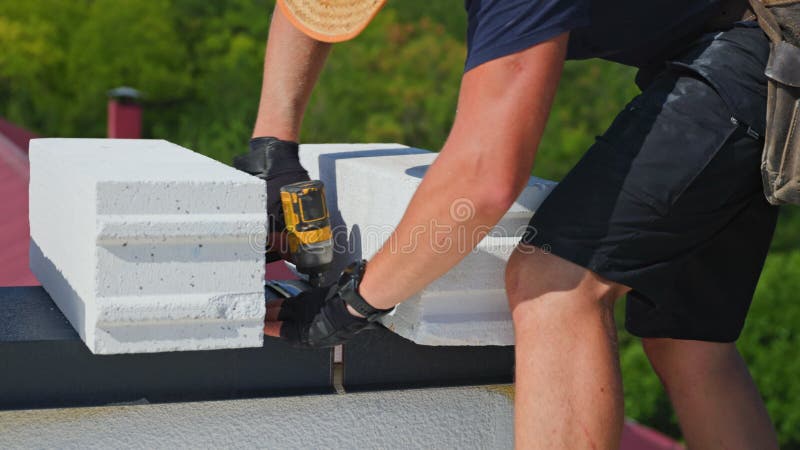 A Construction Worker daily Routine Stock Video - Video of real ...