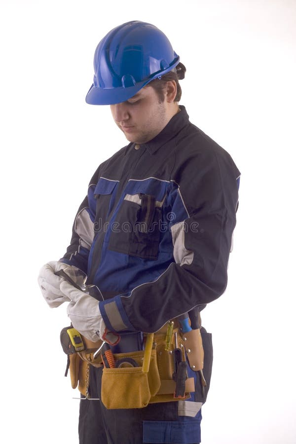 Construction worker outfit stock image. Image of journeyman - 7318613