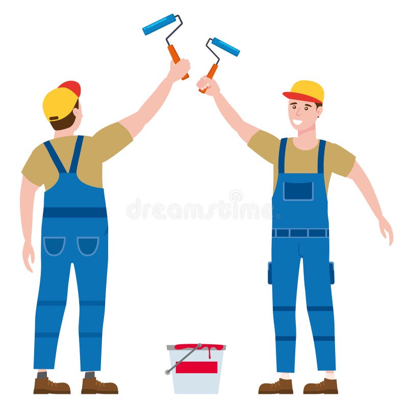 Cartoon Drywall Worker Stock Illustrations – 86 Cartoon Drywall Worker ...