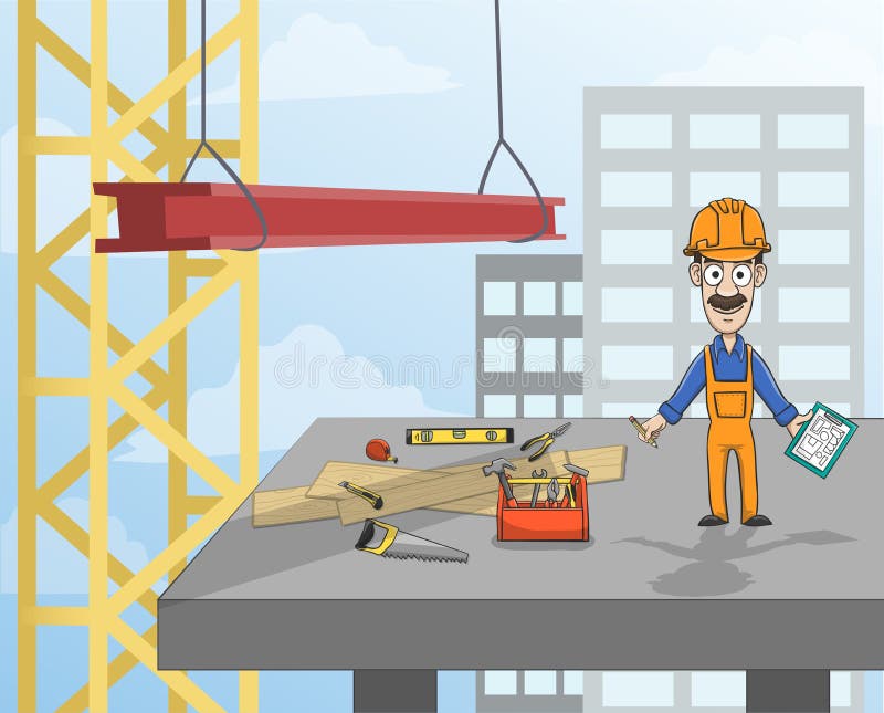 Scaffolding Cartoon Stock Illustrations – 1,227 Scaffolding Cartoon ...