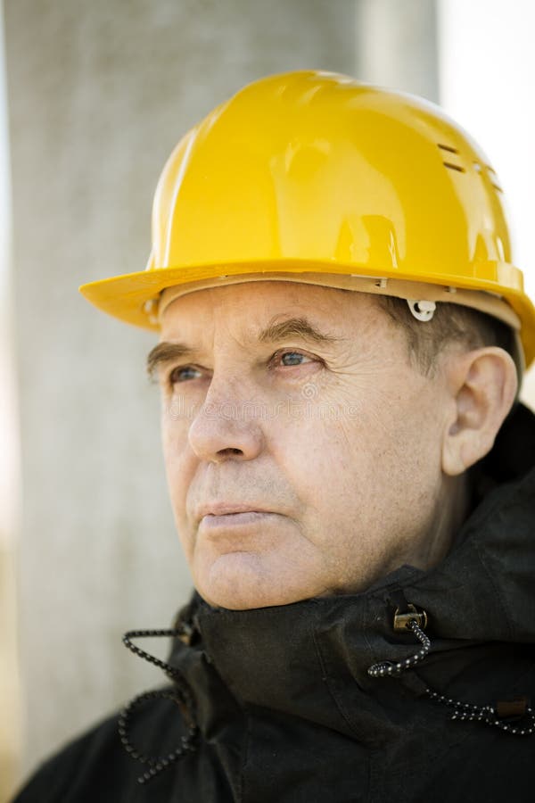Construction Worker Portrait Stock Photo - Image of blur, good: 16870474
