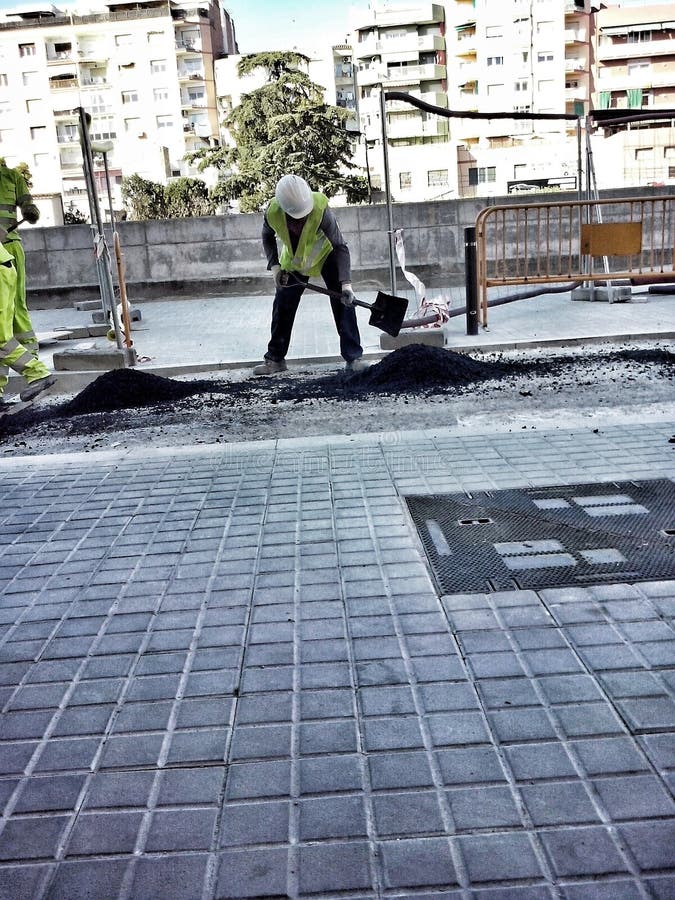 Construction worker stock photo. Image of moving, construction - 52285258
