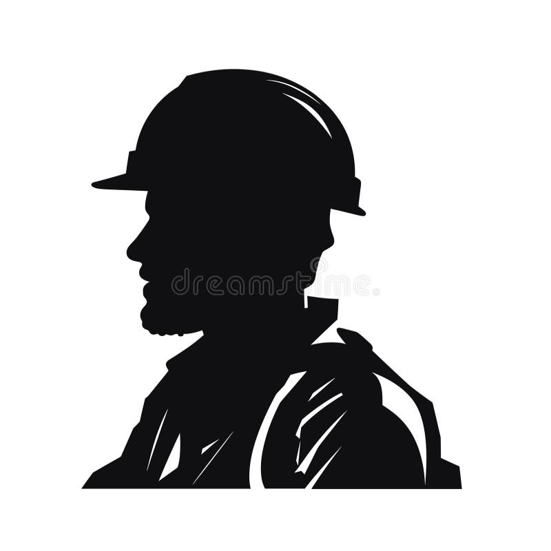 Construction Helmet Side View Outline Stock Photos - Free & Royalty ...