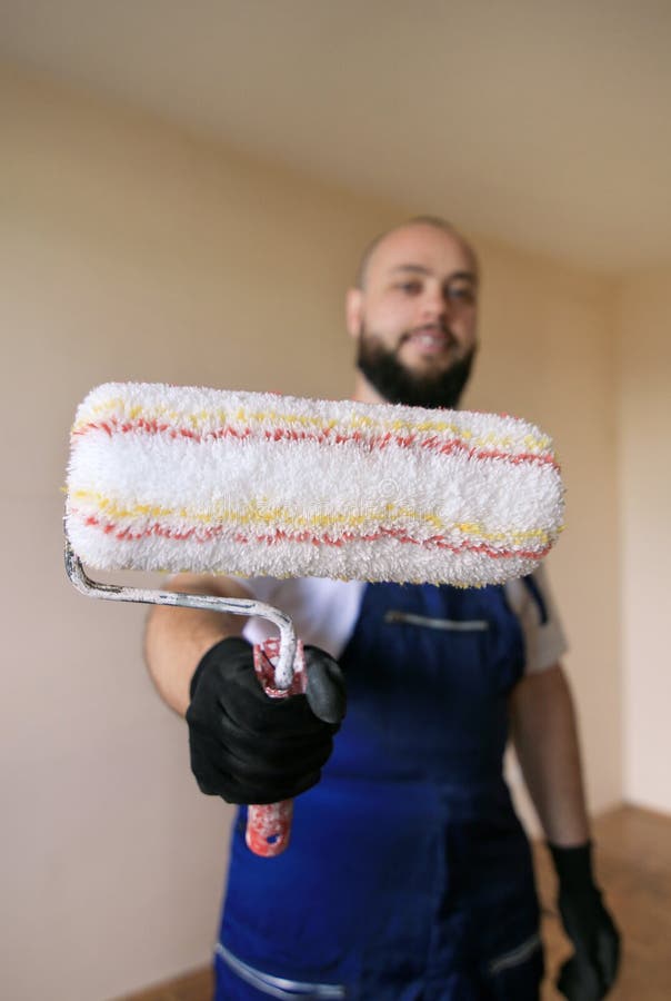 Construction Worker at Construction Site with Construction Tool ...