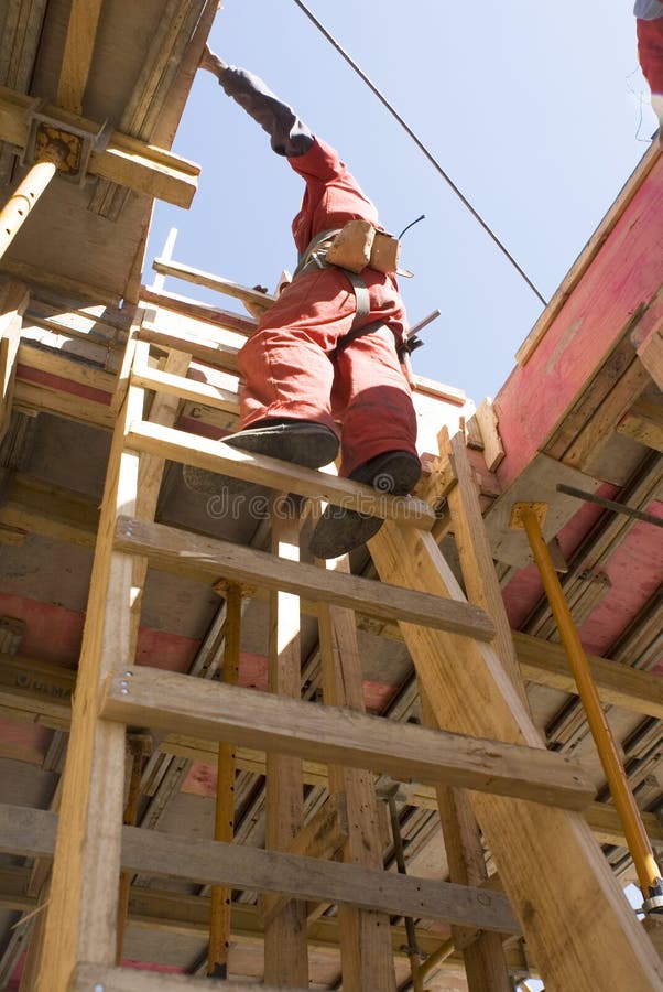 Men Work With Cement Mixer - Vertical Stock Image - Image of crew ...