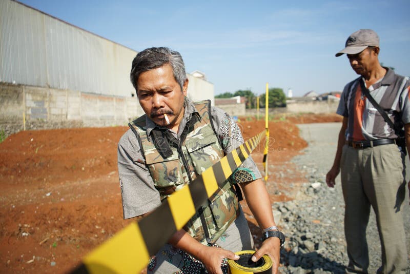 Construction Worker, Tree, Plant, Vehicle Stock Photo - Image of ...