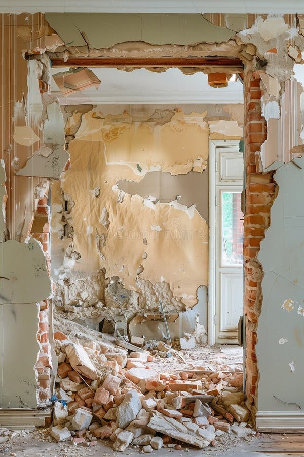 Demolishing a Wall To Create an Open Floor Plan in Home Renovation ...