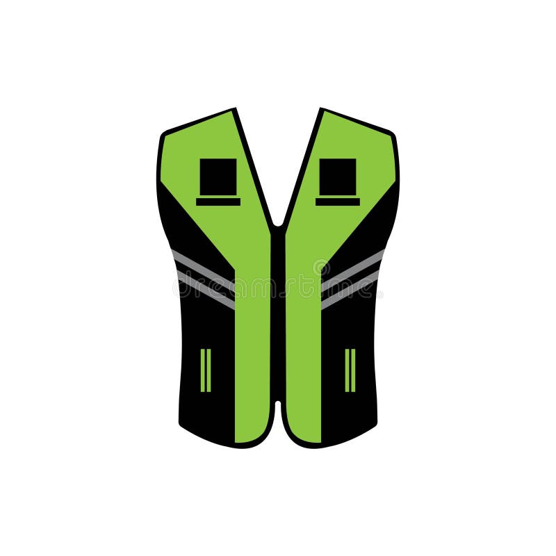 Construction Worker Vest Icon,vector Illustration Logo Design Stock ...