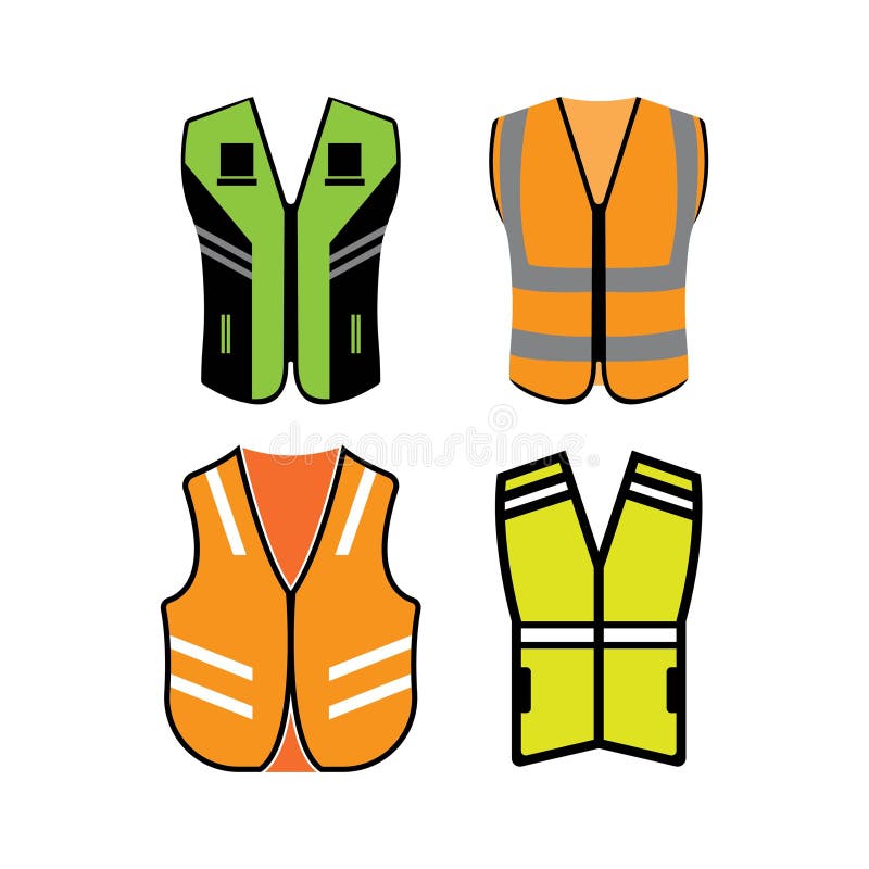 Construction Worker Vest Icon,vector Illustration Logo Design Stock ...