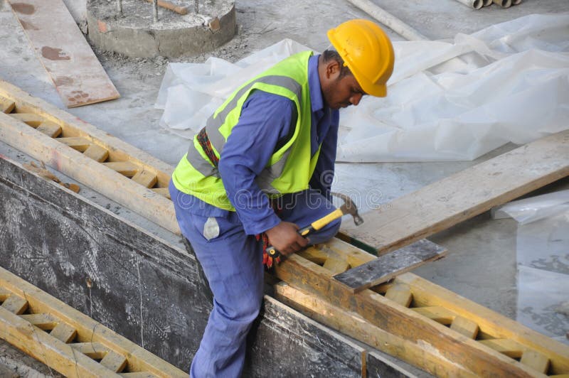 Construction worker editorial stock image. Image of heavy - 50683274