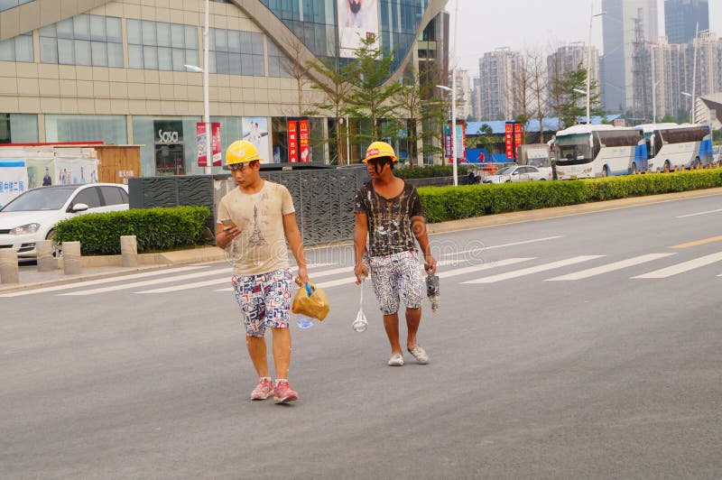 Construction worker editorial photo. Image of trade, construction ...