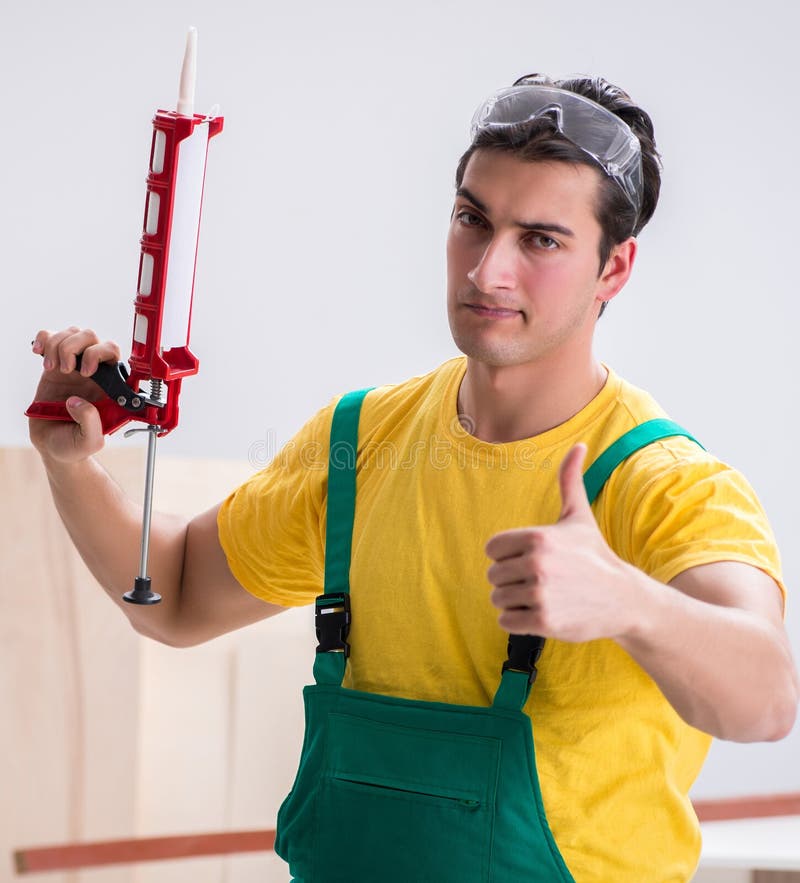 Contractor on site stock image. Image of builders, activity - 2349999