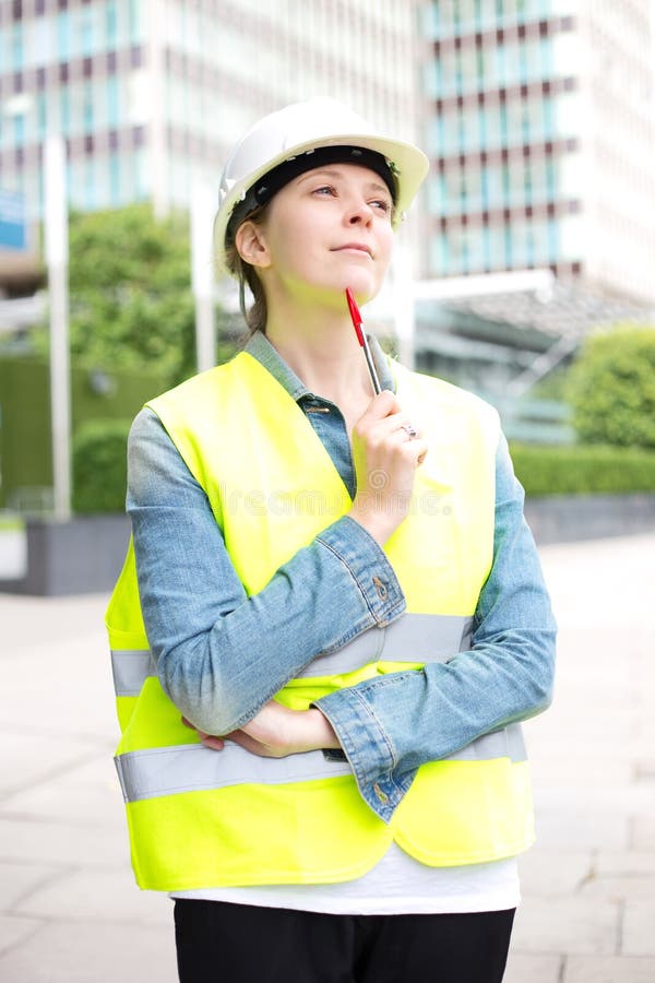 Construction worker stock image. Image of cheerful, industrial - 64485965