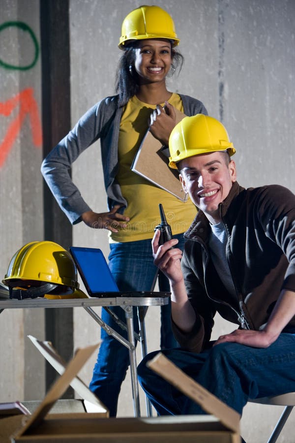 Construction workers stock image. Image of office, caucasian - 10708575