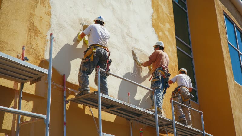 Applying Stucco Stock Illustrations – 28 Applying Stucco Stock ...