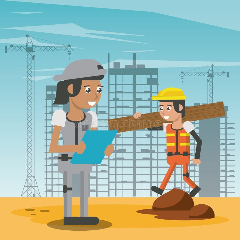 Cartoon Construction Zone Stock Illustrations – 1,470 Cartoon ...