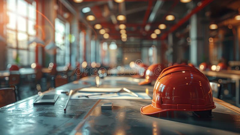 Construction Workers Collaborating in a Bright Workspace during the Day ...