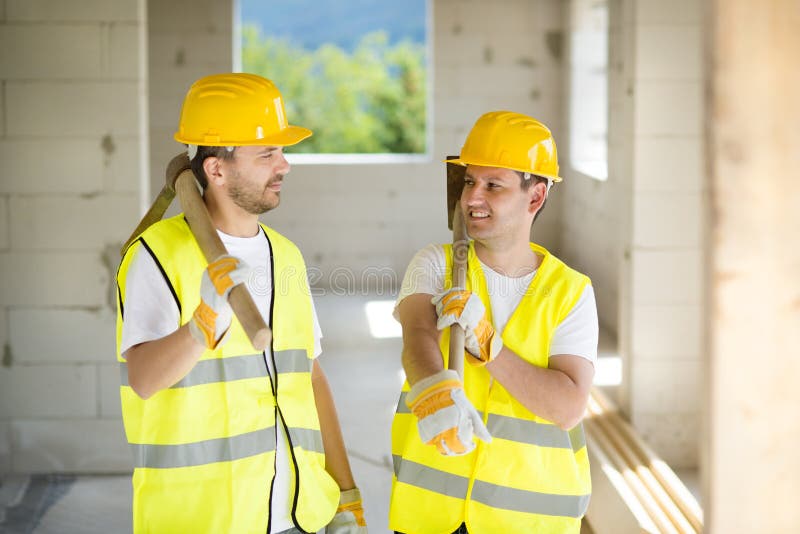 Construction workers stock photo. Image of company, building - 33519172