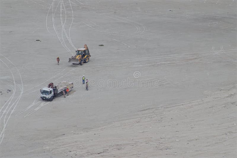 Pollution from a Construction Site. Editorial Stock Photo - Image of ...