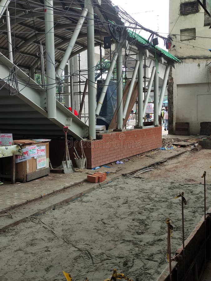 Construction Workers Fabricating Steel Reinforcement Bar at the ...