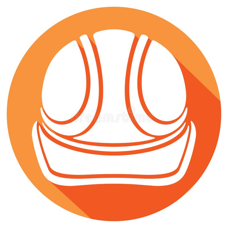 Construction Workers Hard Hat Icon Vector Illustration Stock Vector ...