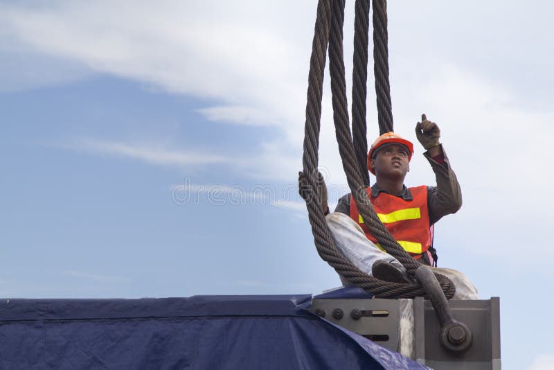 Construction workers editorial image. Image of wire, construction ...