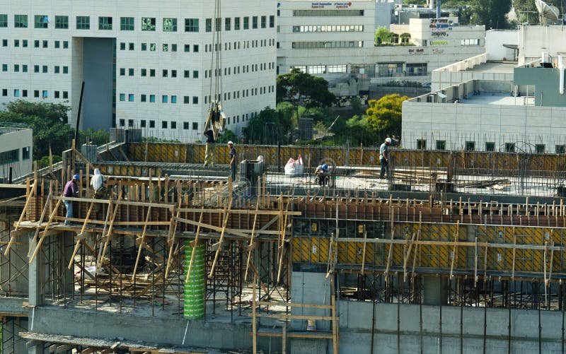 Construction Workers editorial stock photo. Image of high - 32081518