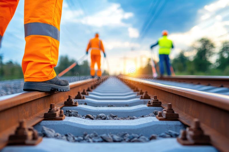 Railway Track Workers Stock Illustrations – 97 Railway Track Workers ...