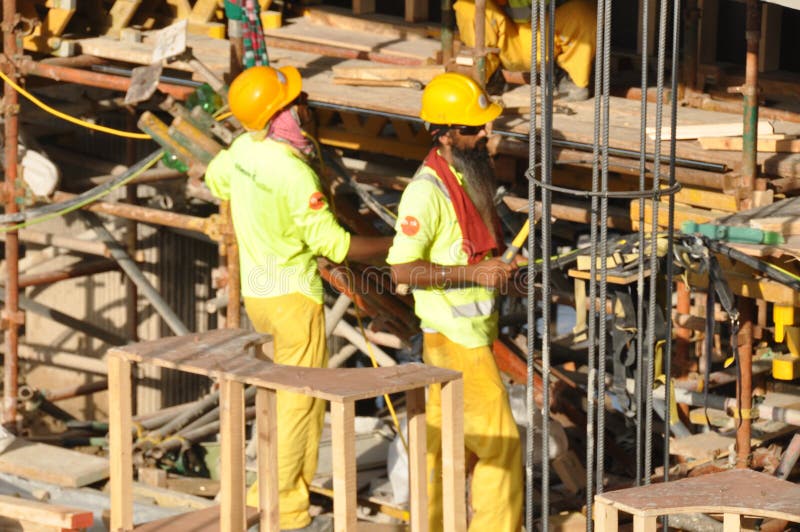 Construction workers editorial photo. Image of closeup - 50683266