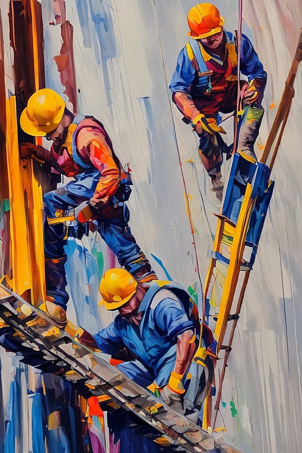 Construction Site Accidents Stock Illustrations – 336 Construction Site ...