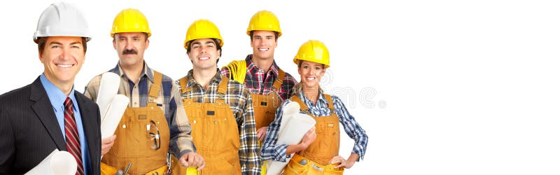 Construction workers team stock photo. Image of contractor - 93838568