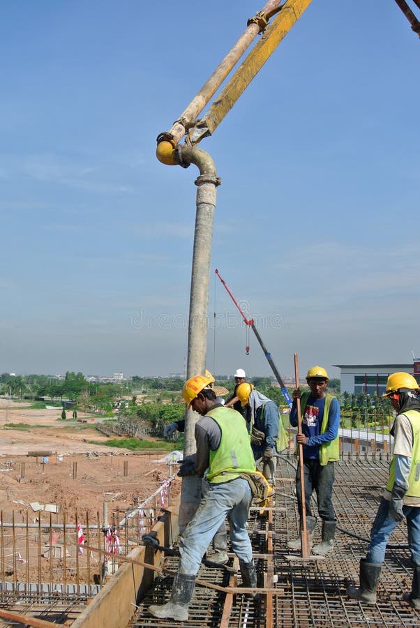 Concrete hose stock image. Image of hose, builder, cement - 5018461