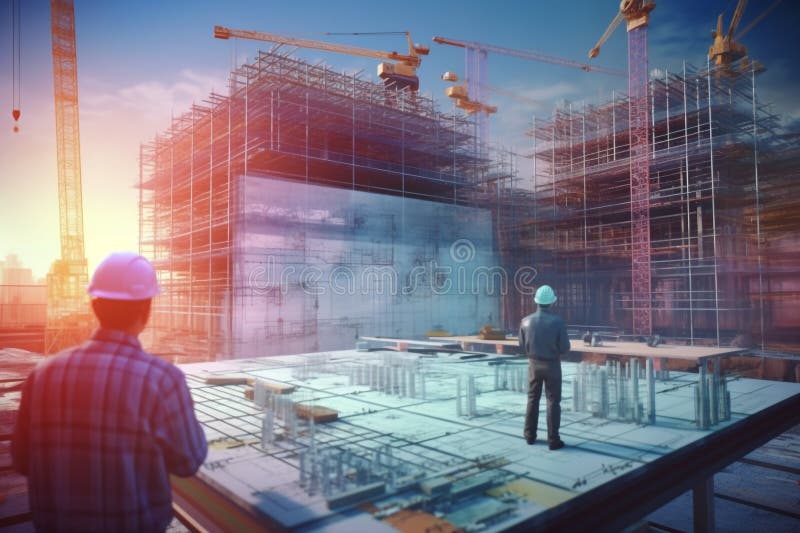 Construction Workers Using Digital Technology for Building Design and ...