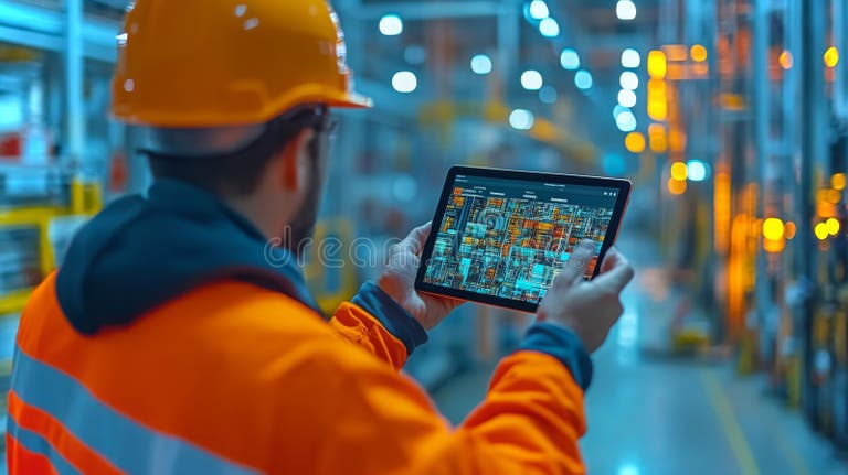 Construction Workers Utilize Tablets for Efficient Project Management ...