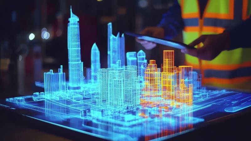 Construction Workers Utilize Technology and Digital Twins for ...