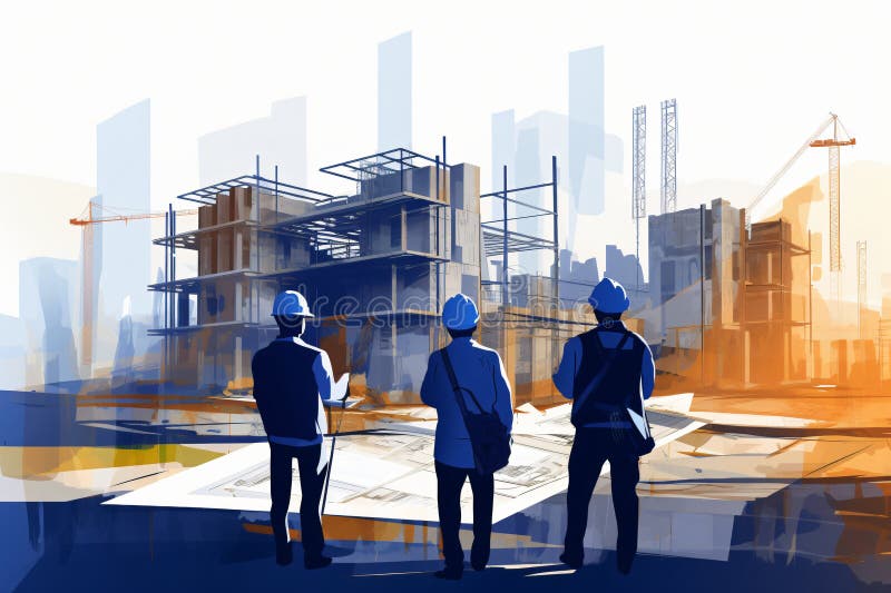 Construction Works, Building Under Construction, Structural Engineer ...