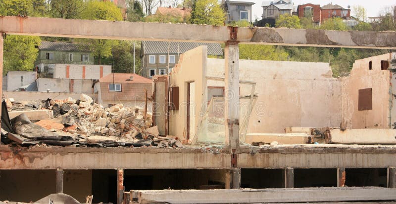 Construction works stock photo. Image of concrete, mess - 40884184